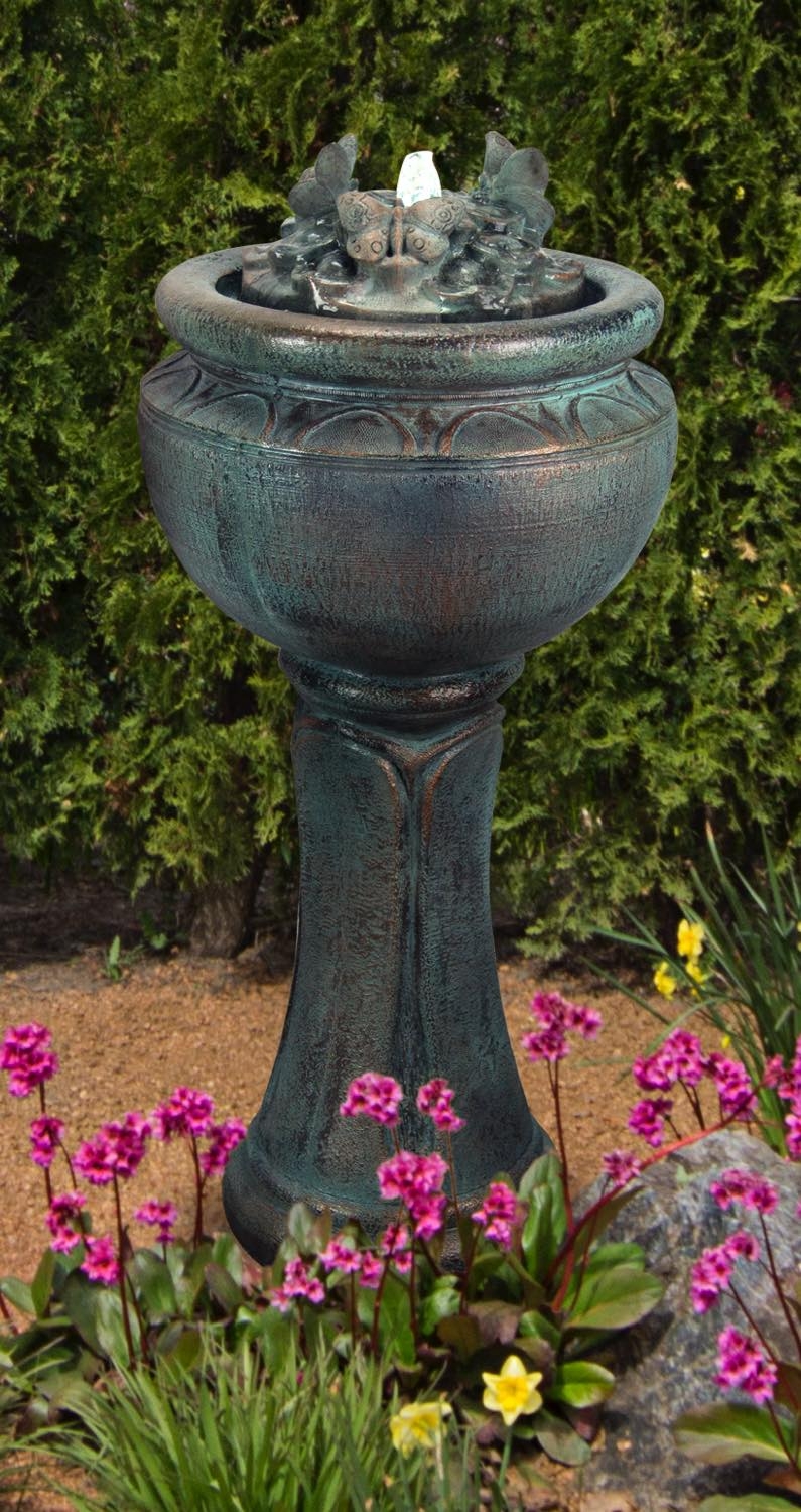 TALL BUTTERFLY BUBBLER FOUNTAIN BP - Oxford Insta-Shade